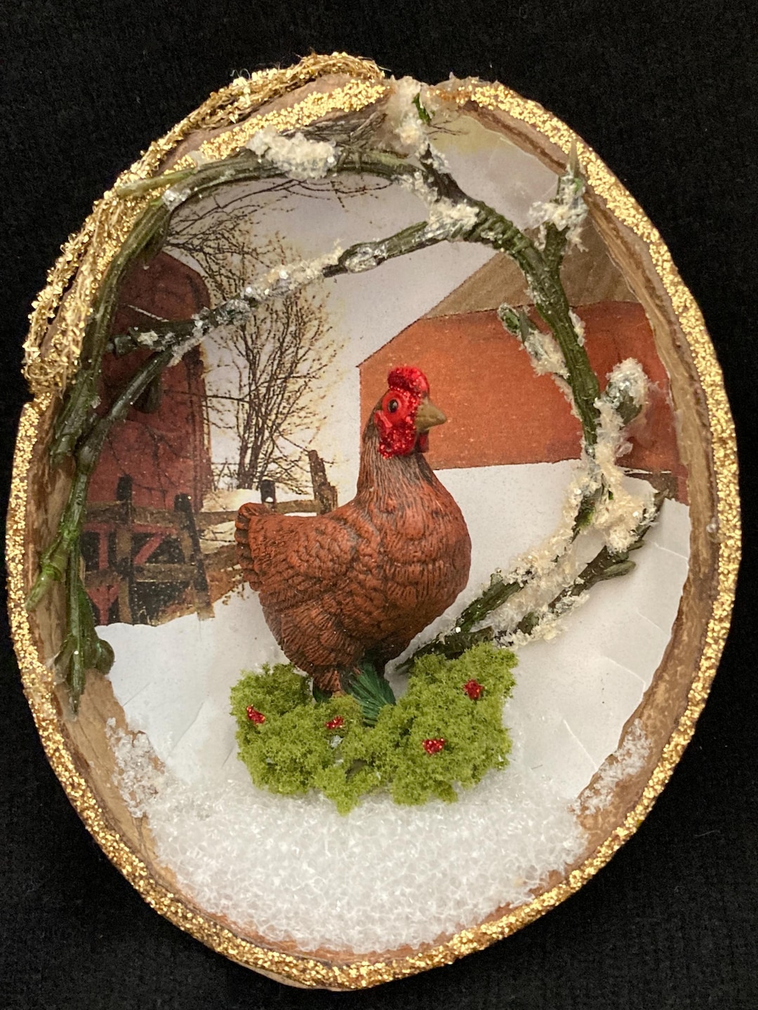 Henny Penny is Ready for the Holidays! Christmas Ornament: Little Red ...