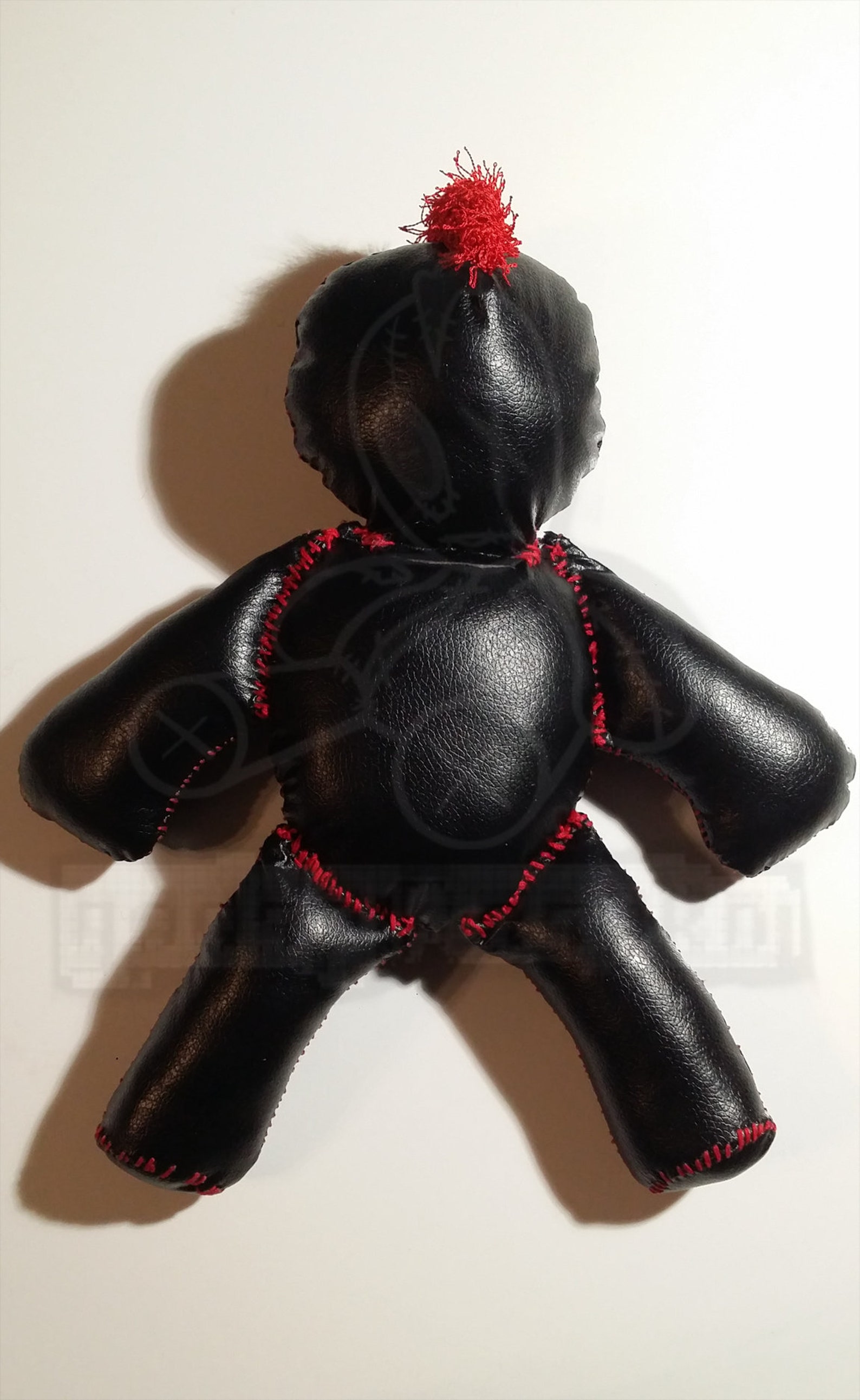 VOODOO Doll Handstitched Large BLACK & RED by Artist Godsprosyko - Dark ...