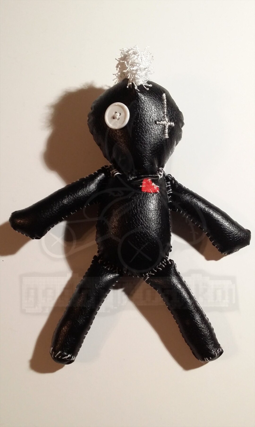 VOODOO Doll Handstitched BLACK & WHITE by Artist Godsprosyko - Dark ...