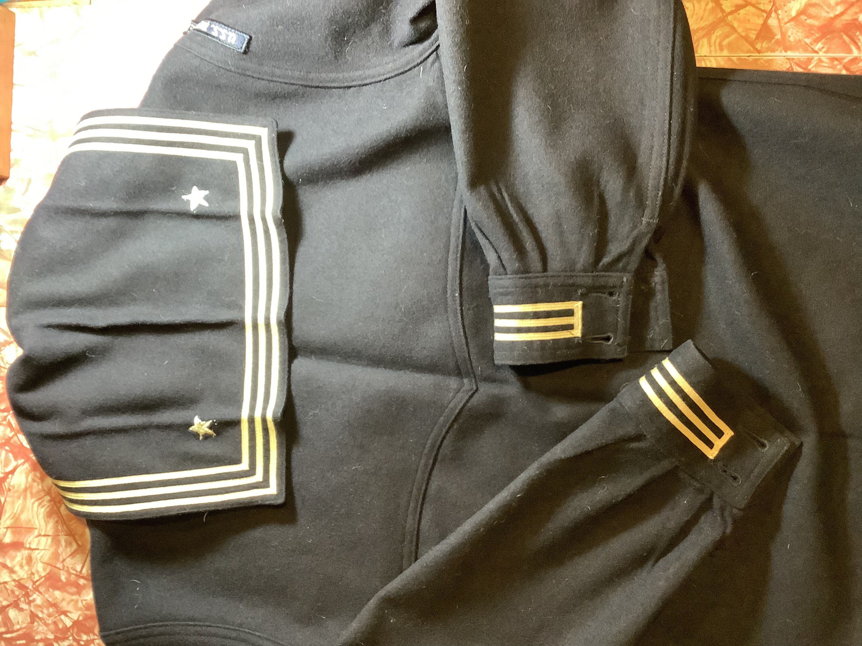 ORIGINAL WWII 1940s Navy Issued Wool Shirt With Decorations. - Etsy