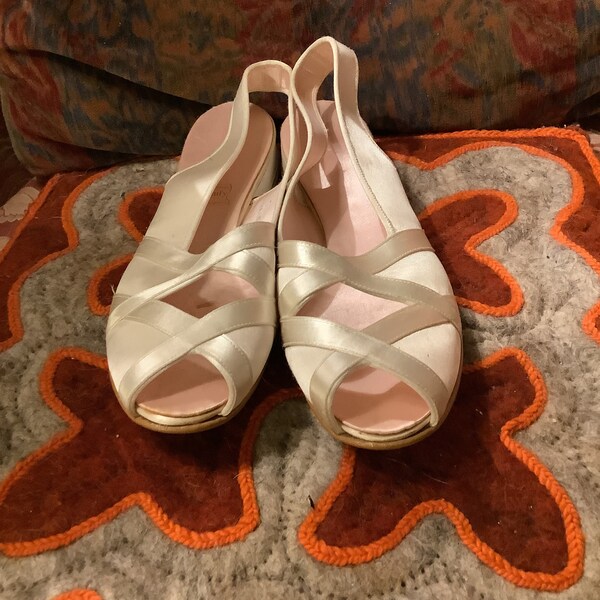 Satin Slippers - Etsy