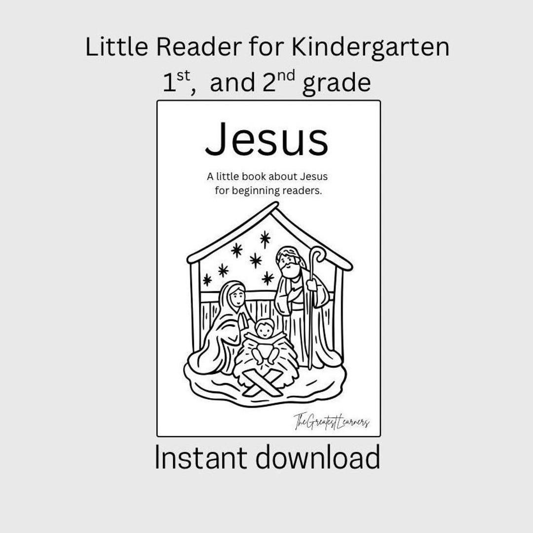 Jesus Reader: Beginning Reader Book, Sunday School, VBS, Bible Study ...