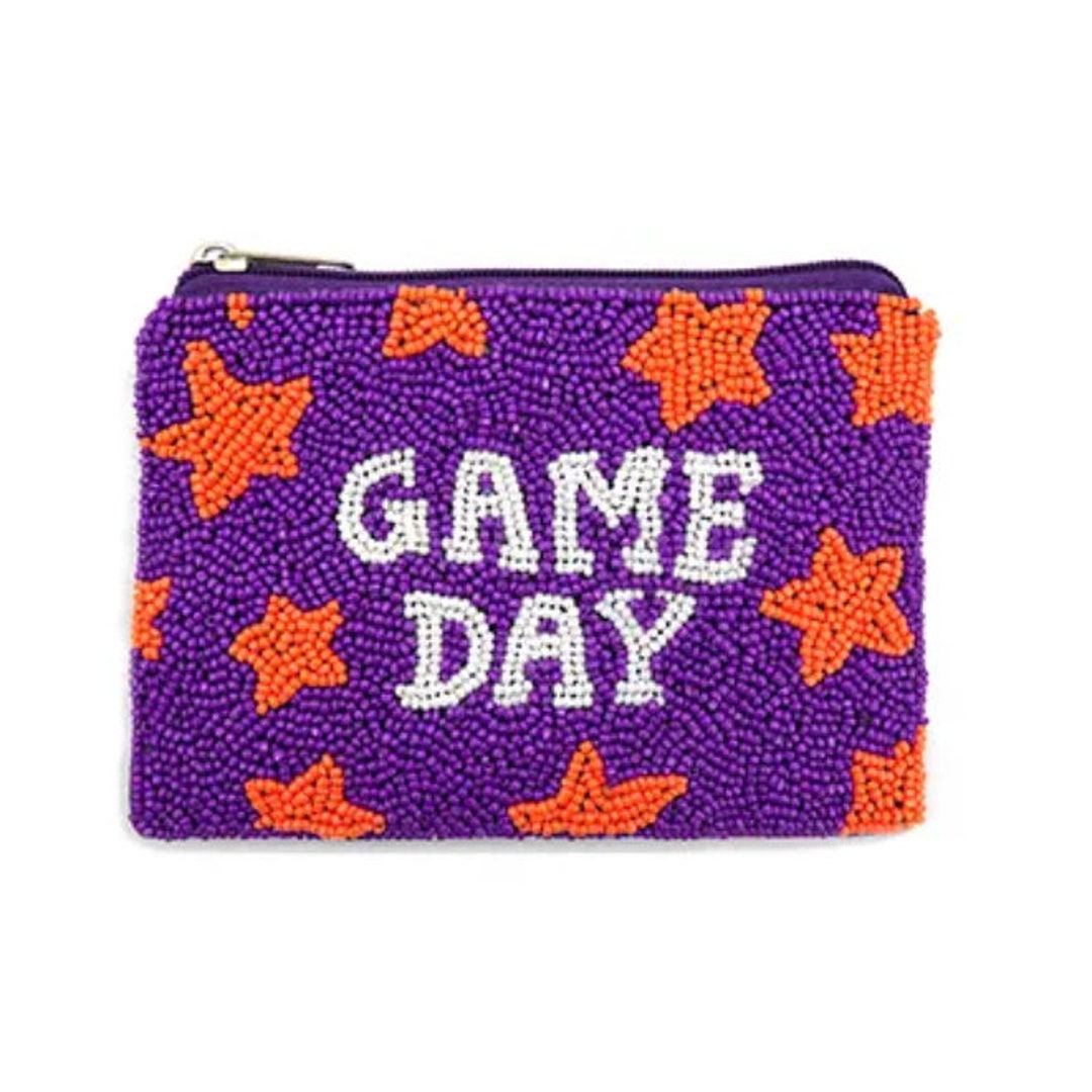 Beaded Game Day Coin Pouch - Etsy