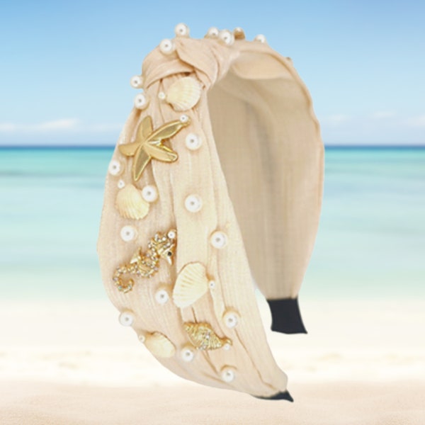 Seashell Headband - Etsy