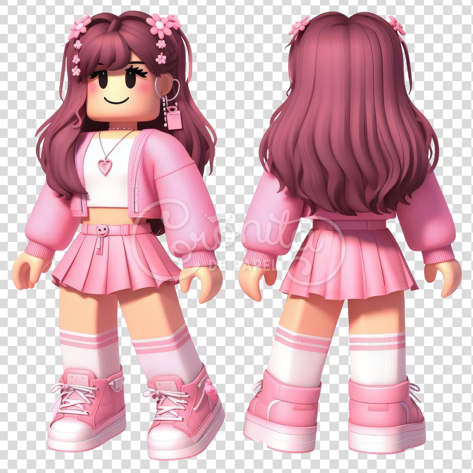 Gamer Girls PNG Images | Pink Digital Download | Instant Download ...