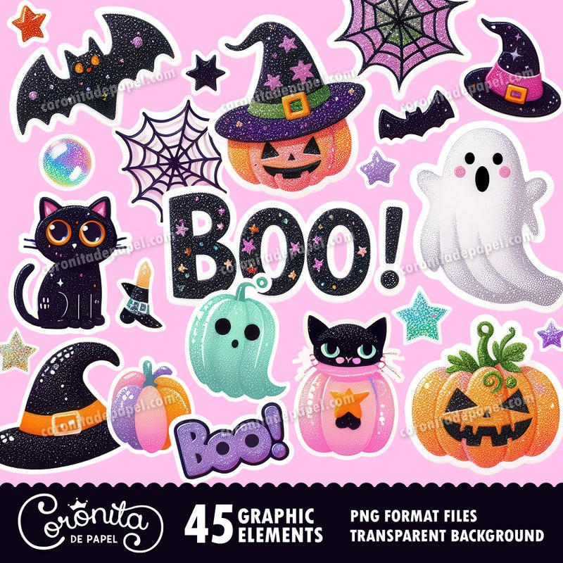 Glitter Halloween - Etsy
