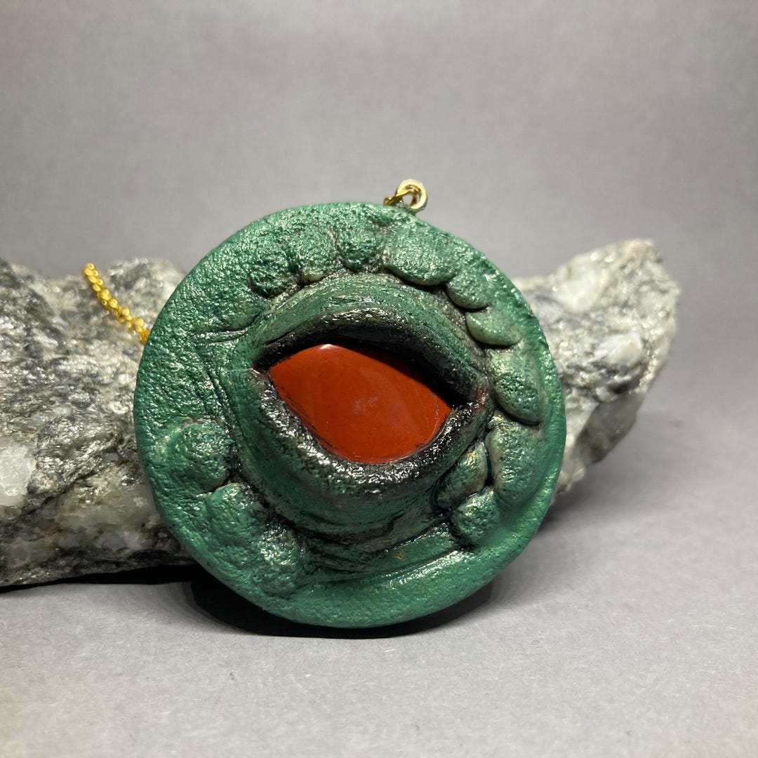 For Harmony & Protection | the Dragon's Eye | Red Jasper Talisman | by ...