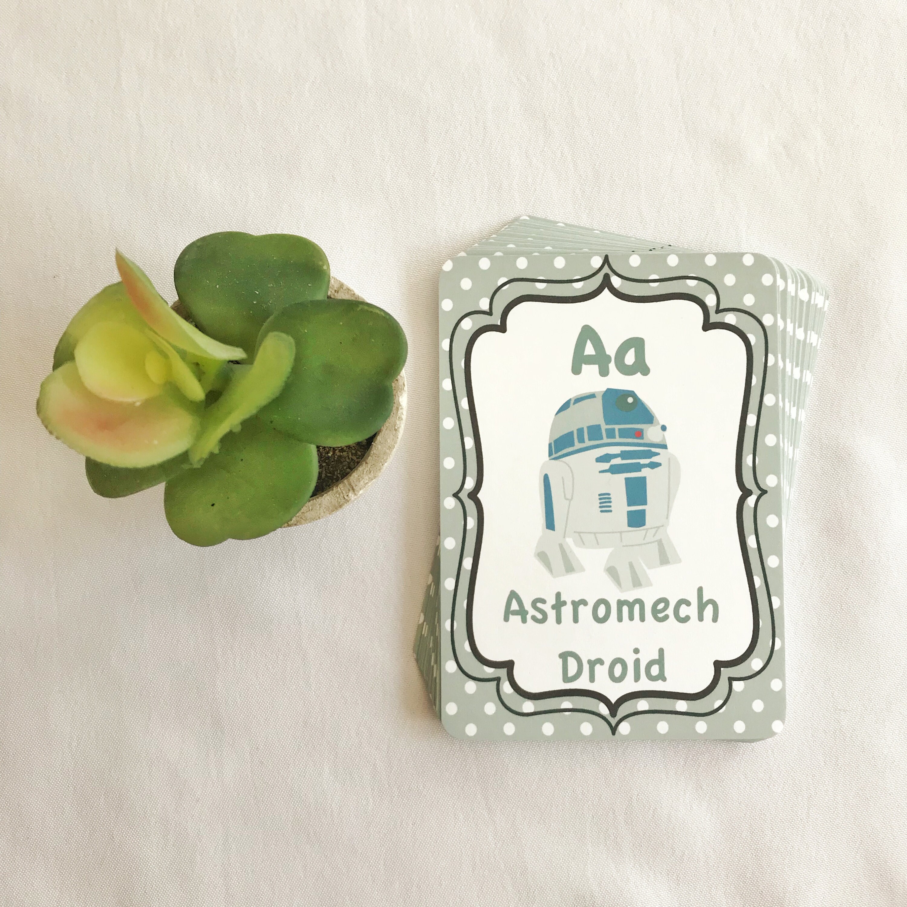 Star Wars ABC Cards Nursery Room Decor Alphabet Cards Star - Etsy