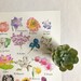 Flower Alphabet Chart, Watercolor Alphabet Chart, Flower Alphabet ...