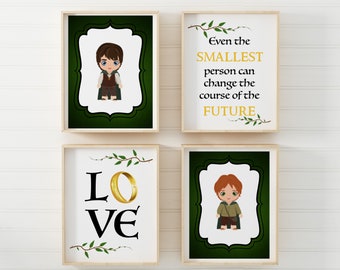 Frodo and Sam Poster - Etsy