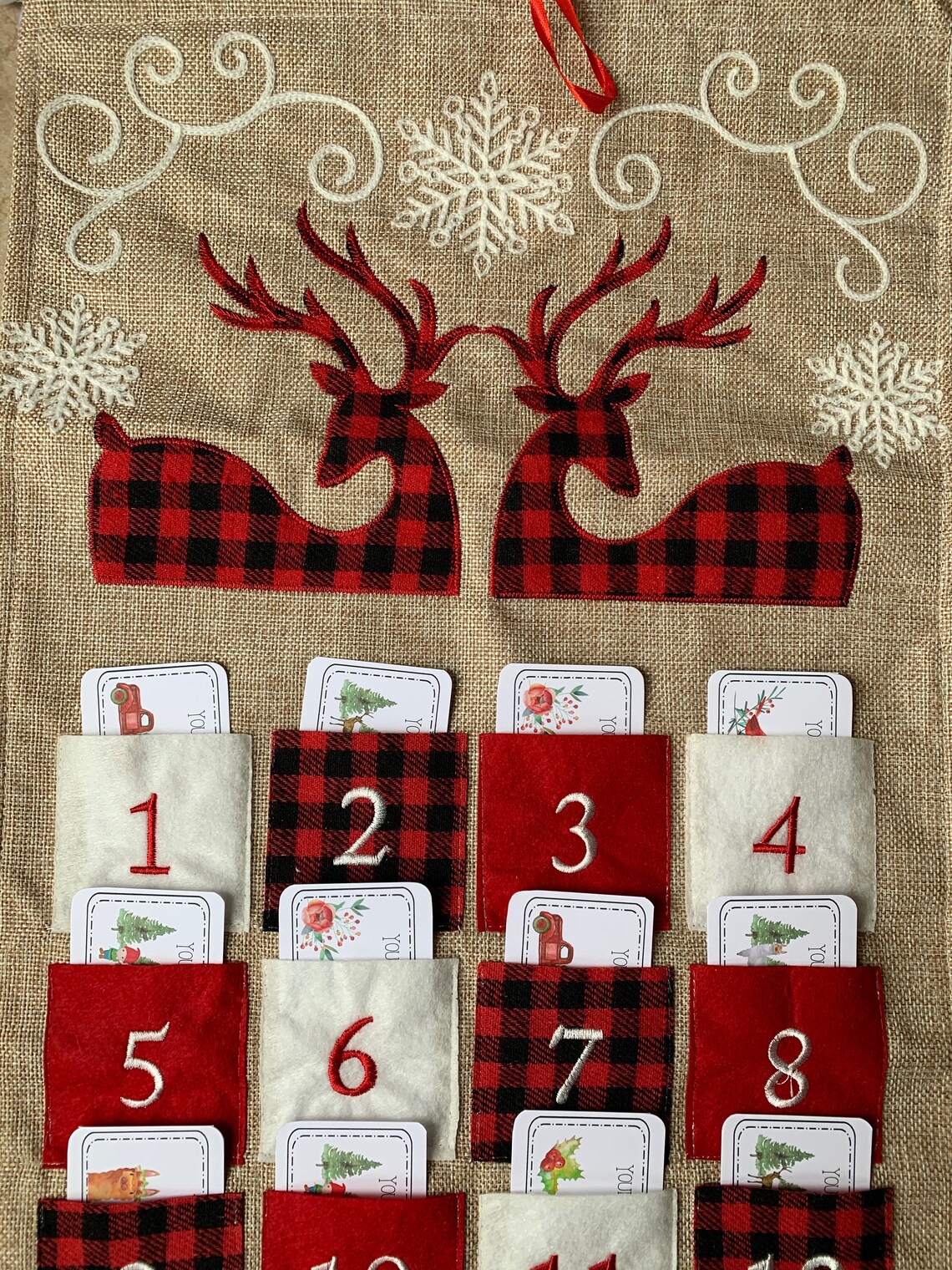 Advent Calendar Cards Christmas Adventure Cards Christmas | Etsy