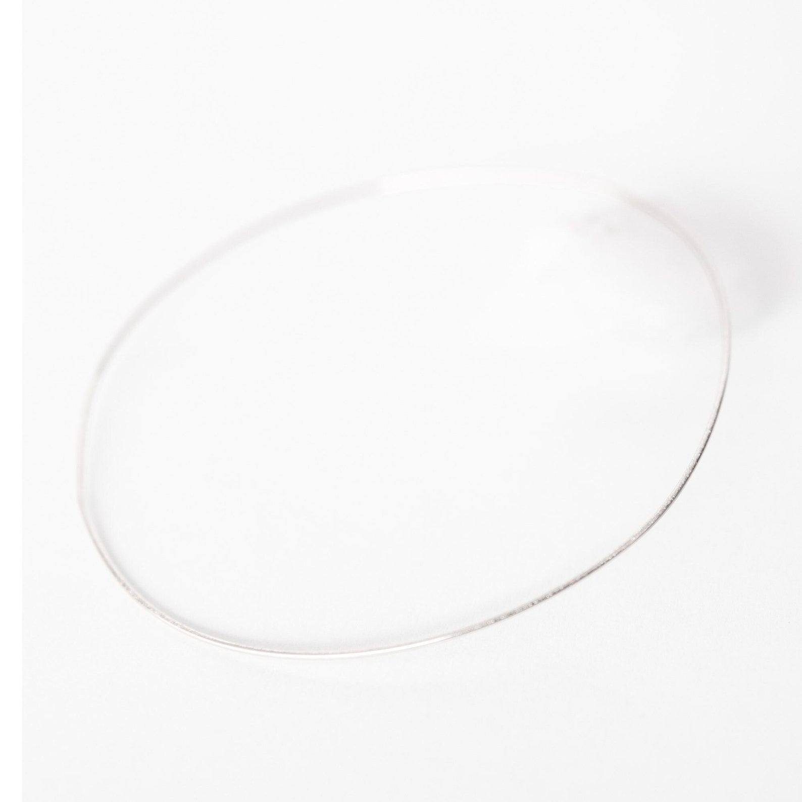 Dainty Bangle Bracelet, 14K Solid Gold, Very Thin Modern Bangle, Simple ...