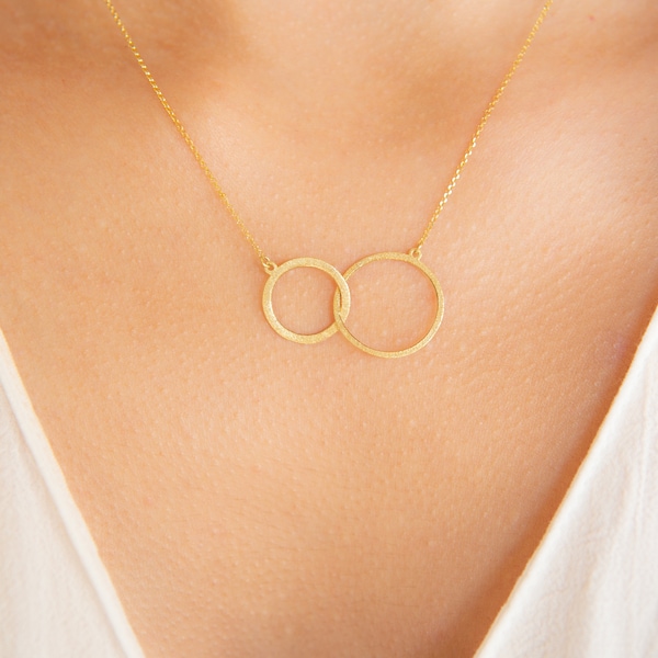 Mother Daughter Interlocking Rings - Etsy