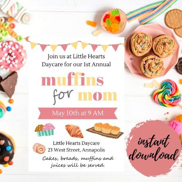 Muffins With Mom - Etsy