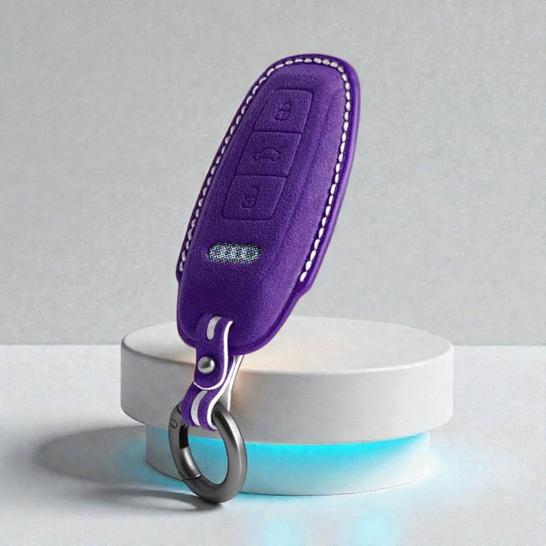 Audi Alcantara Luxury Audi Key Cover Fits A L Q L RS L S 3 Button Smart ...