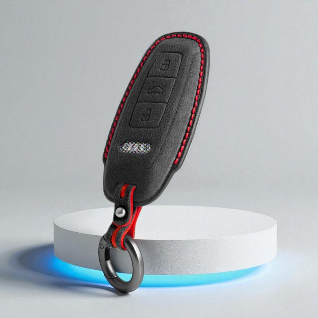 Audi Alcantara Luxury Audi Key Cover Fits A L Q L RS L S 3 Button Smart ...