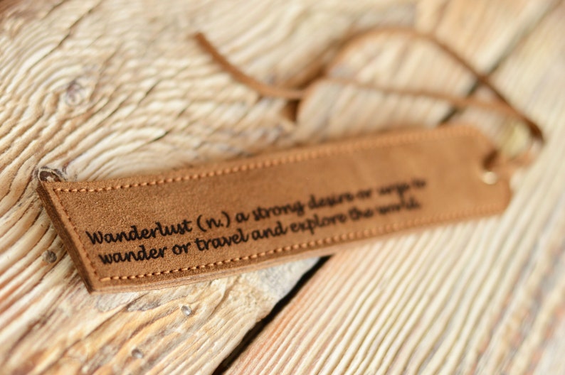 Leather bookmarks Personalized bookmarks Handmade gift Readers | Etsy