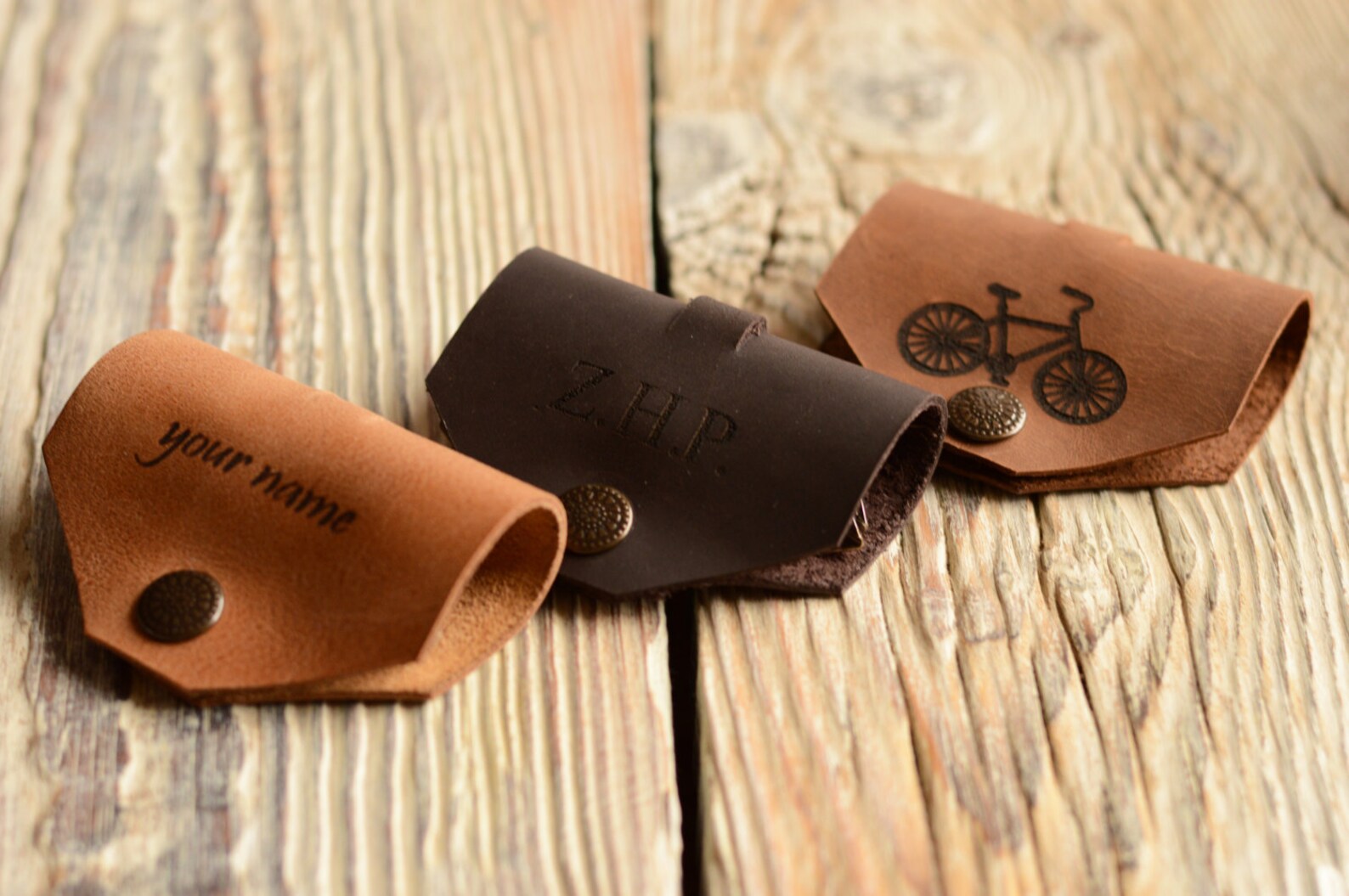 Leather Keychain Laser Engraved Keychain Personalized Key Fob | Etsy