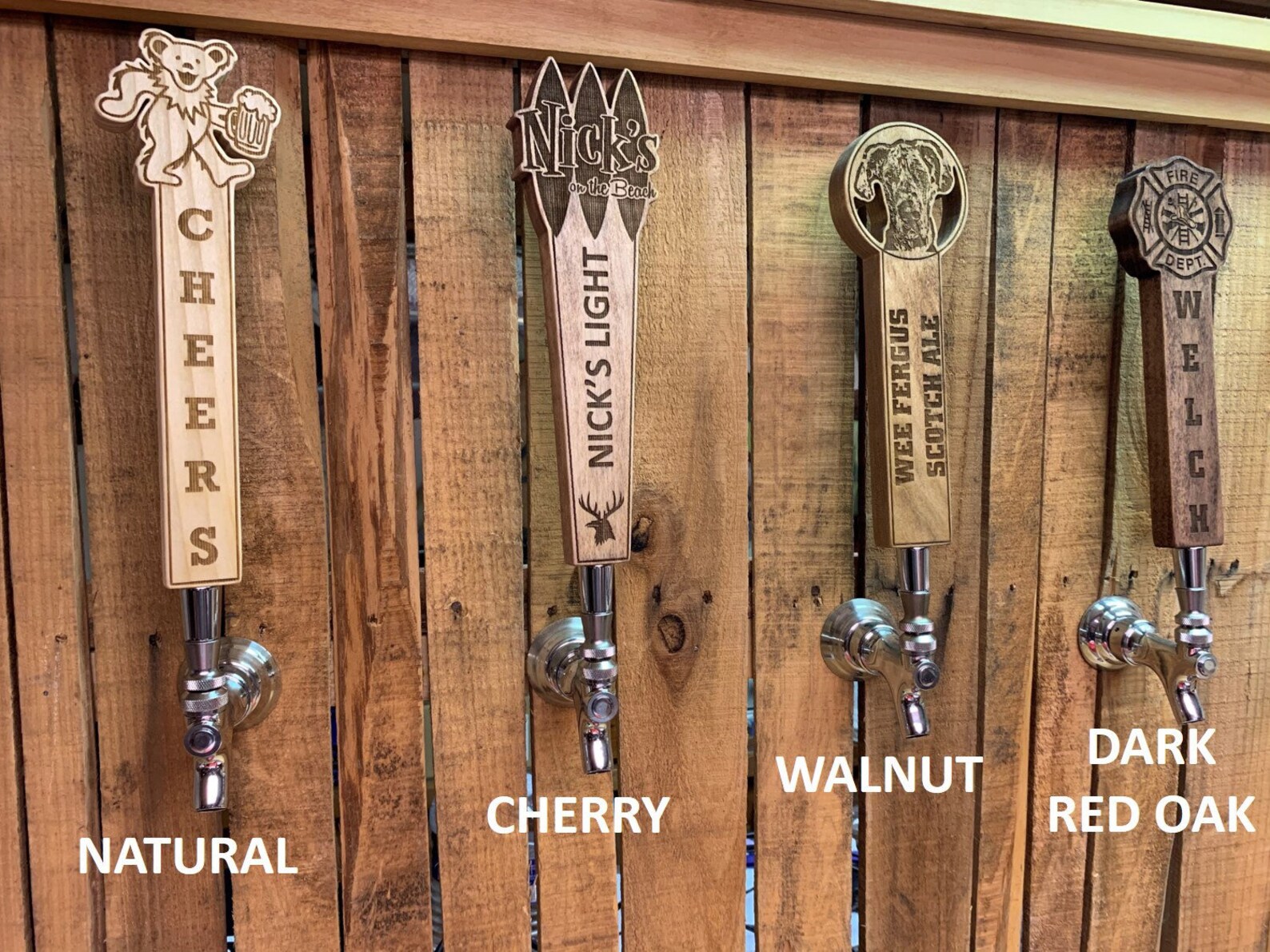 Custom Beer Tap Handle any 3 Letters - Etsy