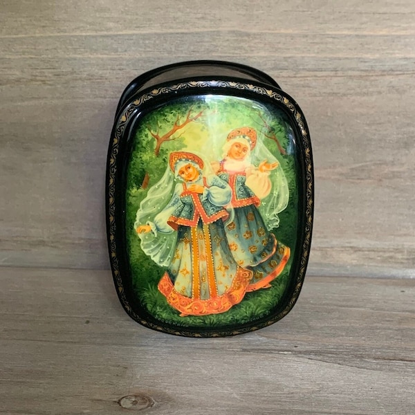 Russian Lacquer Box - Etsy