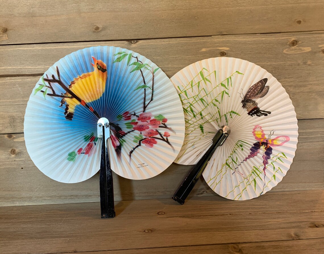 Paper Fans Made in Peoples Republic of China - Etsy