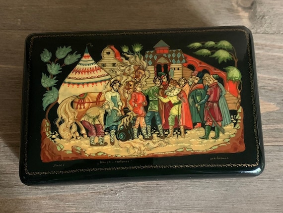 Authentic Russian Lacquer Boxes NEW ARRIVALS Russian Lacquer NEW