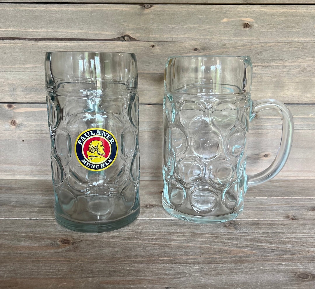 One Liter Dimpled Beer Steins - Your Choice - Etsy