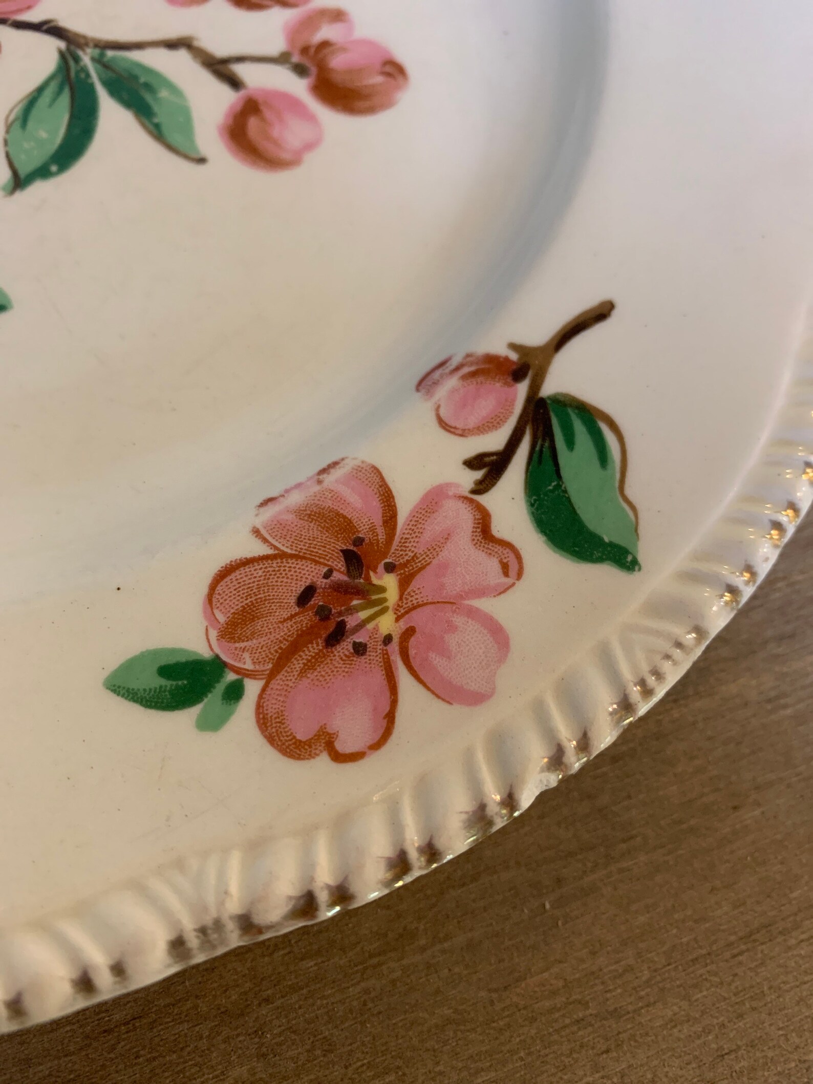 Homer Laughlin Dinner Plate Apple Blossom Pattern in Liberty | Etsy