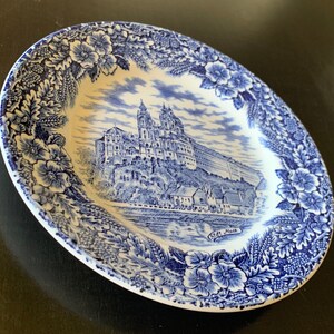 Austrian Castles - Broadhurst Staffordshire Ironstone, Blue and White ...
