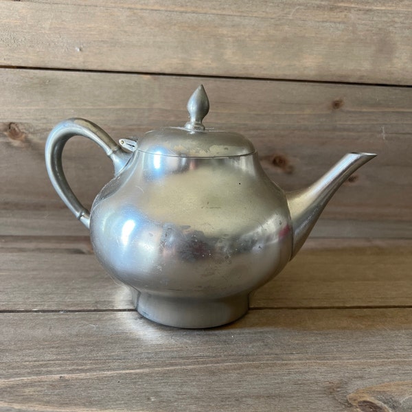 Pewter Tea Pot - Etsy