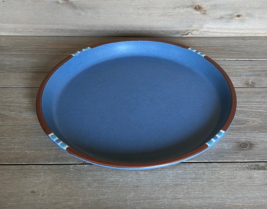 Mesa Sky Blue Dinner Plate by Dansk - Etsy
