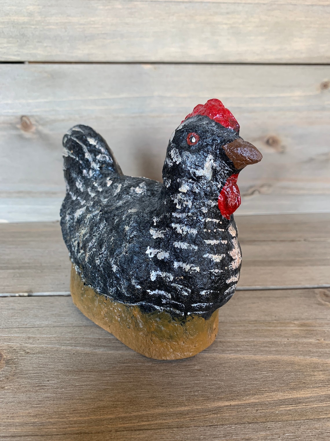 Paper Mache Rooster - Etsy