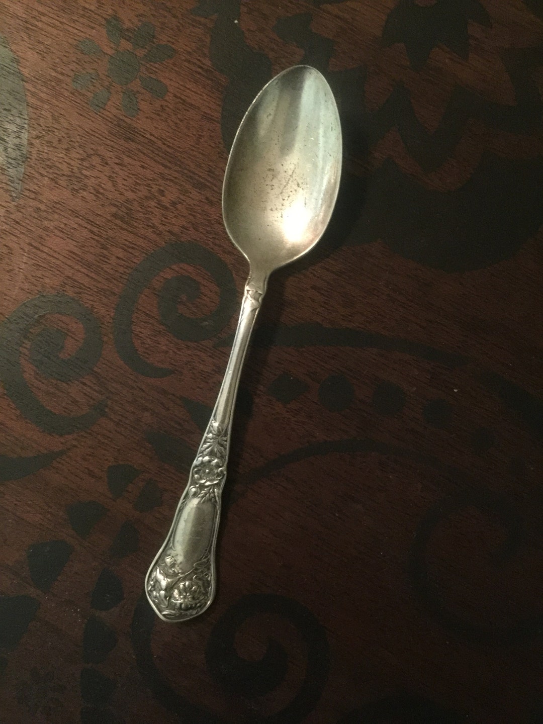 Antique Teaspoon - Oneida Community, Reliance Plate, Wildwood Pattern ...