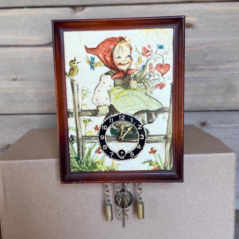 Wind up German Wall Clock - Etsy