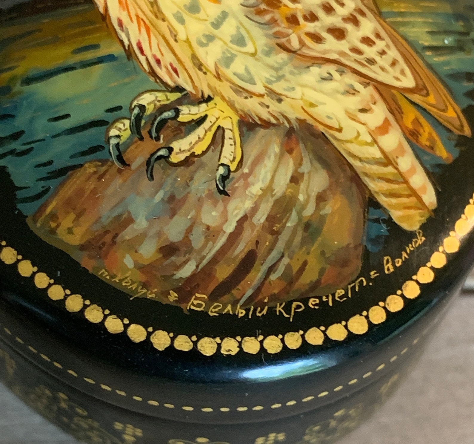 Russian Lacquer Box Kholuy Hand-painted Jewelry Box | Etsy