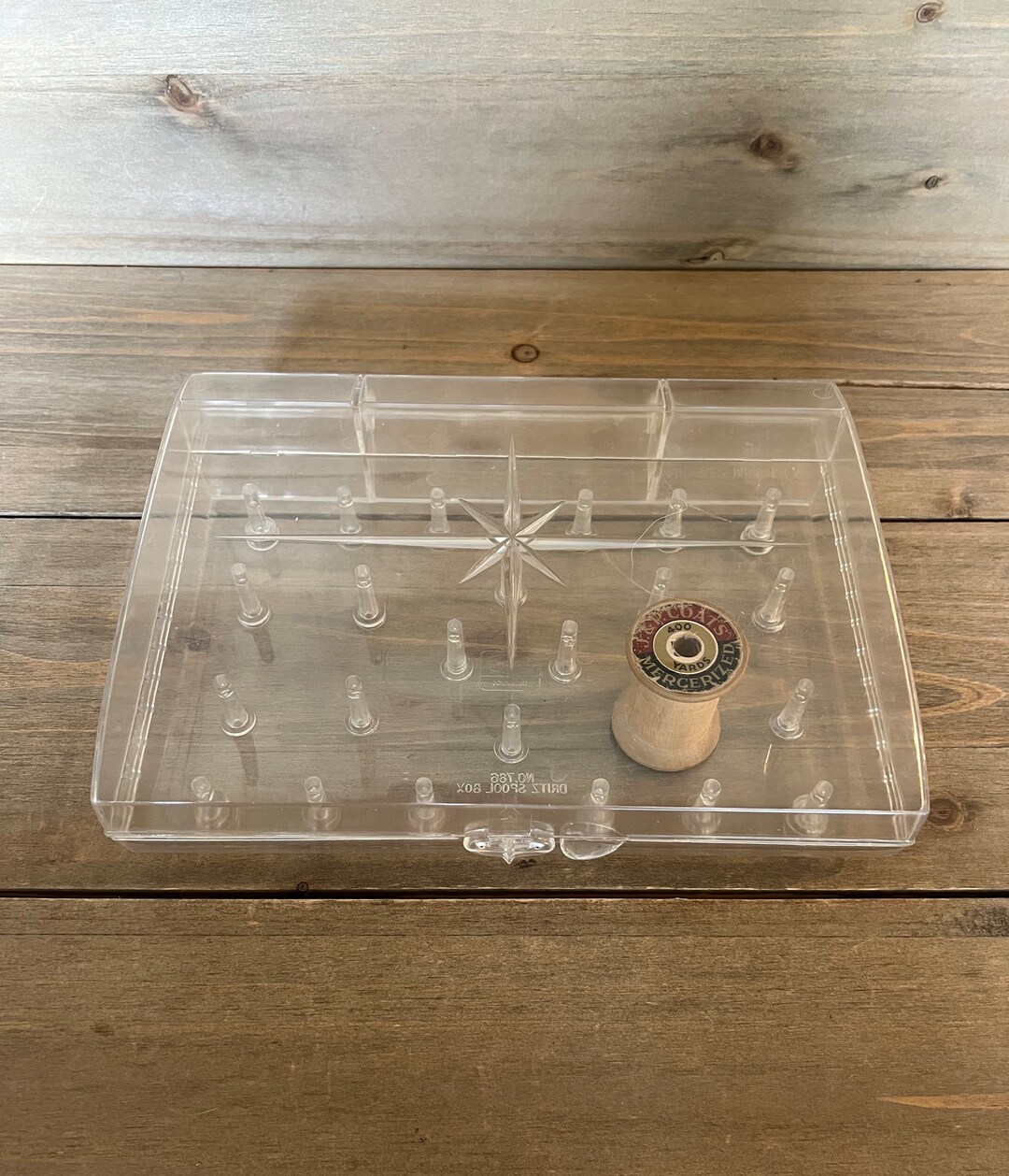 Dritz Spool Box No. 786 - Sewing Box - Vue Thru Thread Box - Thread ...