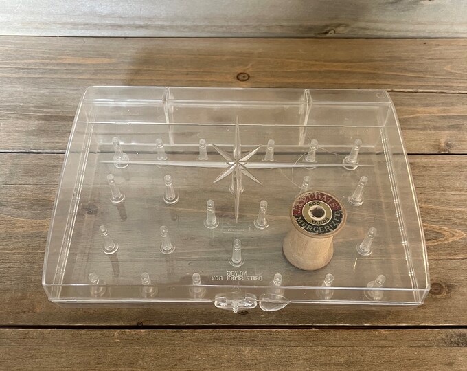 Dritz Spool Box No. 786 - Sewing Box - Vue Thru Thread Box - Thread ...