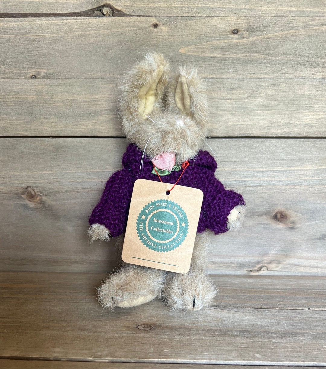 Boyds Bears Bunny Rabbit Doll, With Original Tag - Etsy