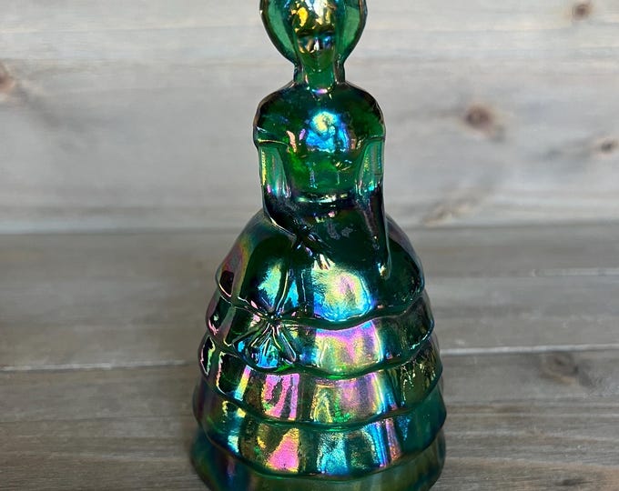 Vintage Wheaton Carnival Glass Southern Belle Lady - Etsy