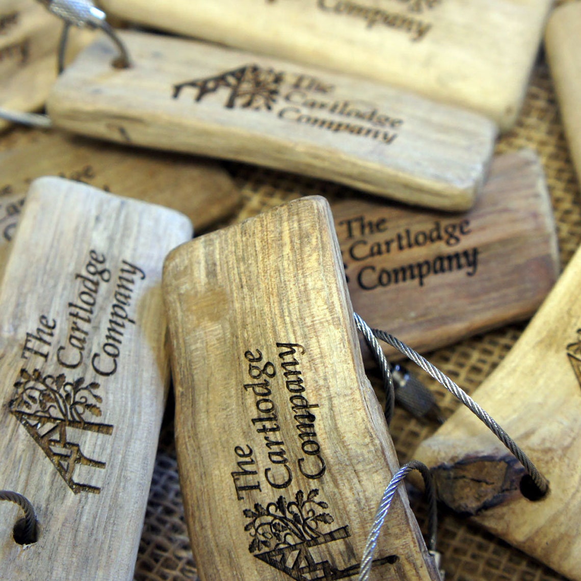 Packs of 5 Engraved Driftwood Keyrings / Keyfobs Ideal for - Etsy