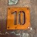 Corten Steel House Number, Rusty Steel House Number, Metal House Signs ...