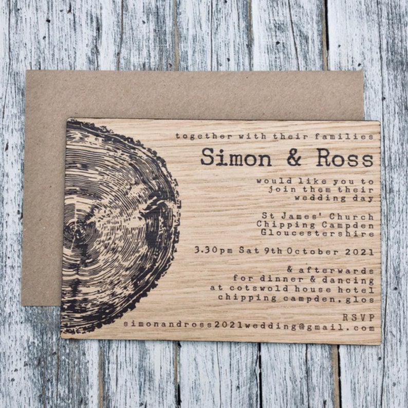 20 Rustic Wedding Invitation Country Wedding Invitation - Etsy