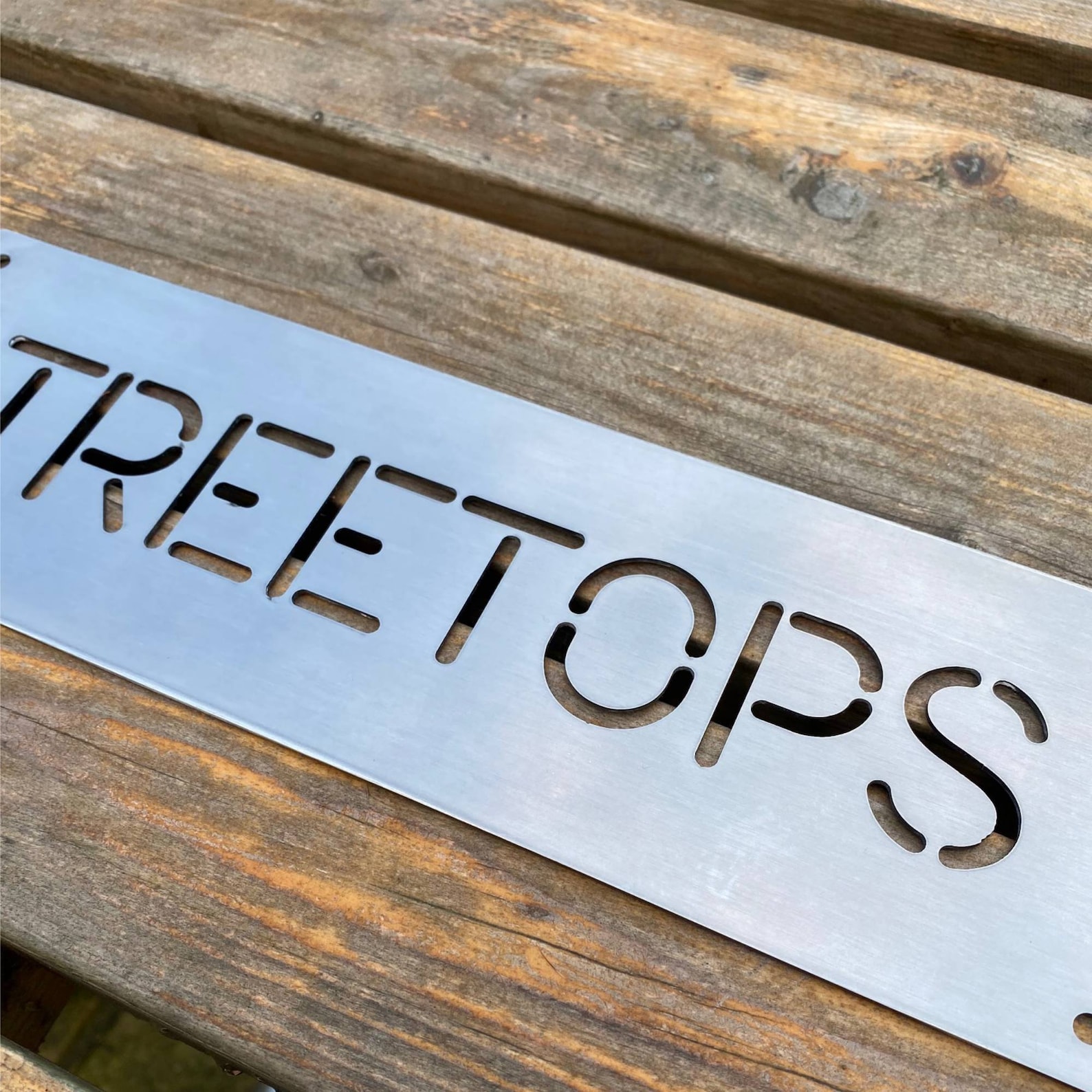 Stainless Steel House Sign House Name Sign Metal House Sign - Etsy