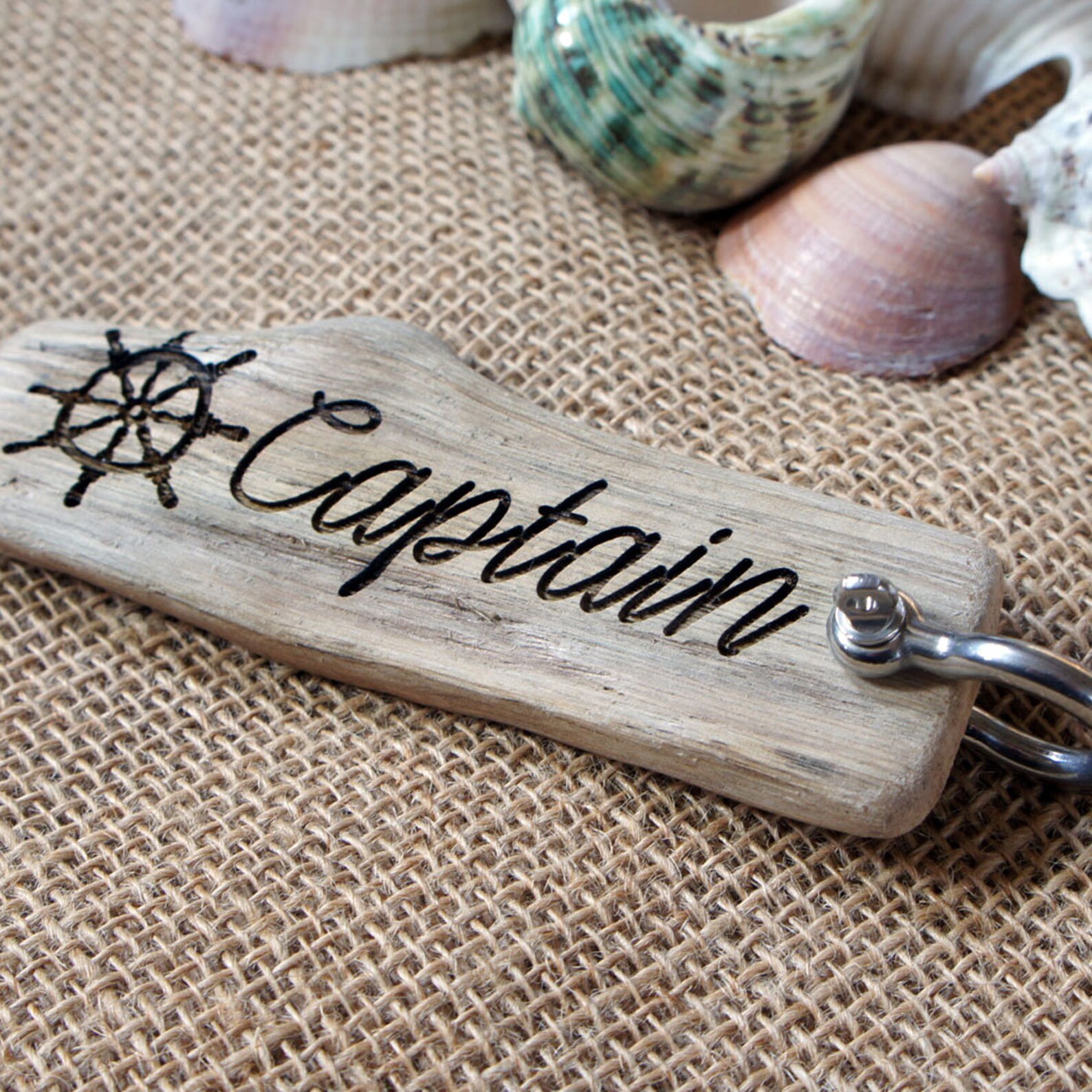 Packs of 5 Engraved Driftwood Keyrings / Keyfobs Ideal for - Etsy