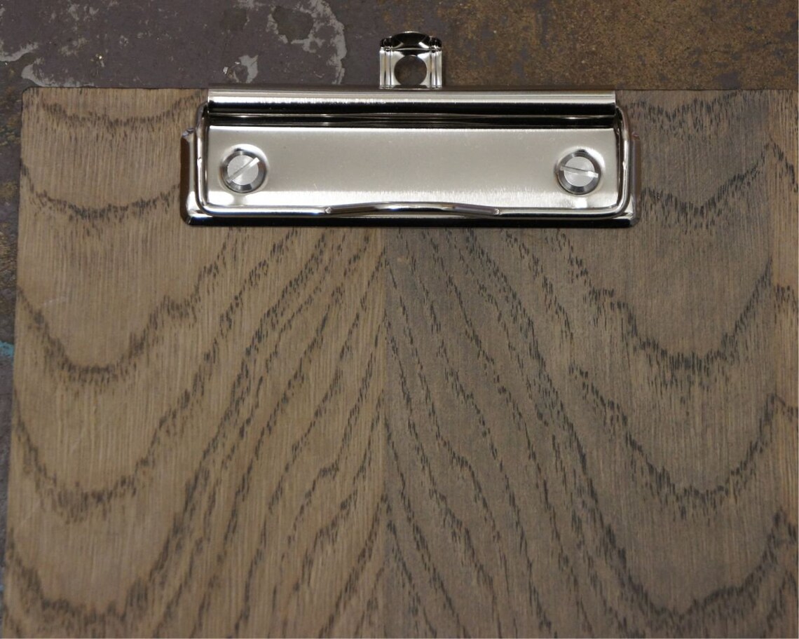 Engraved Wooden Clipboards - Custom Logo, Silver Clip (multi Pack ...