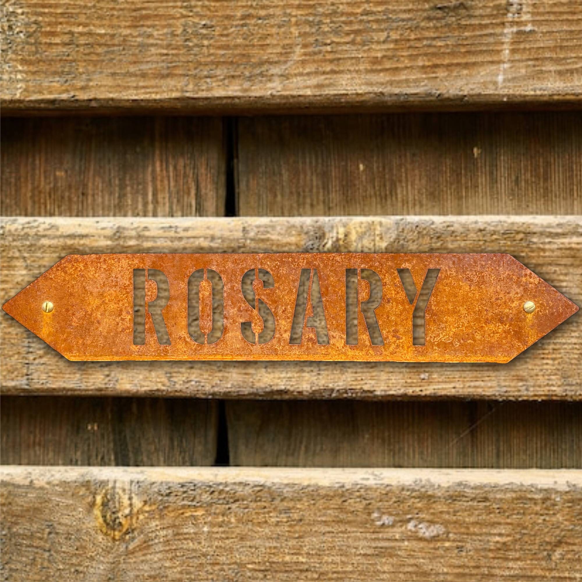 Corten Steel Gate Signs Long Rusty Steel Signs Barn Signs - Etsy UK