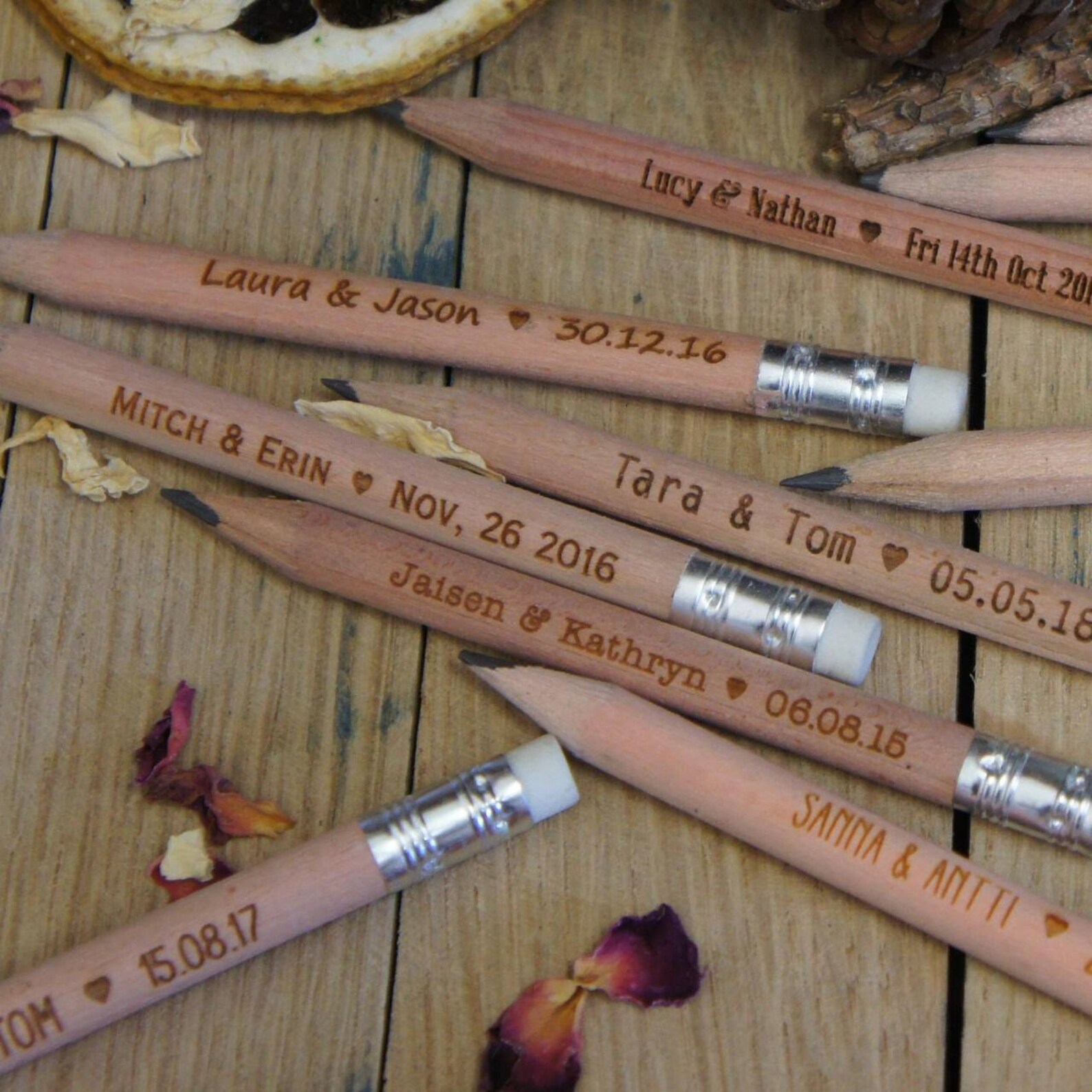 30 Pencil Us In Save the Date Pencils Engraved Pencils - Etsy UK