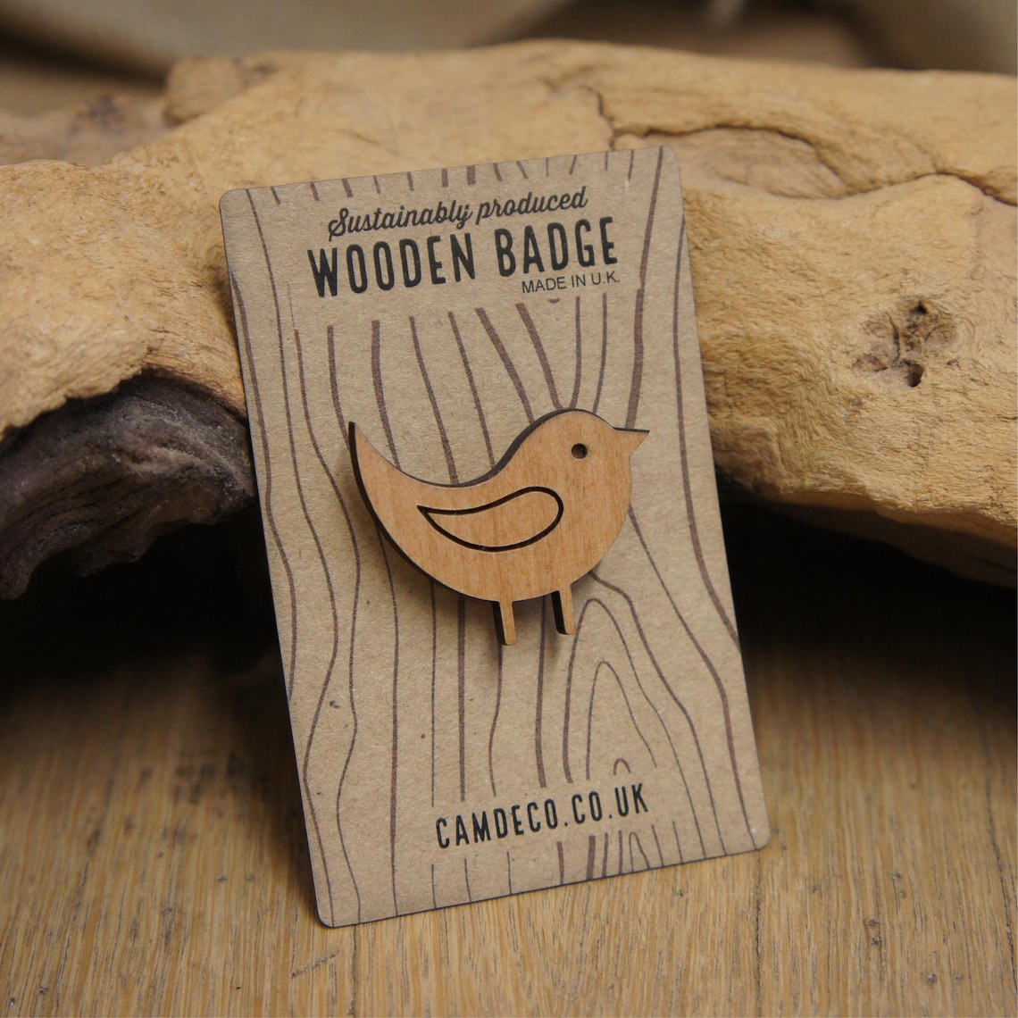 Wooden Bird Badge Wooden Bird Pin Wooden Bird Brooch Cute | Etsy