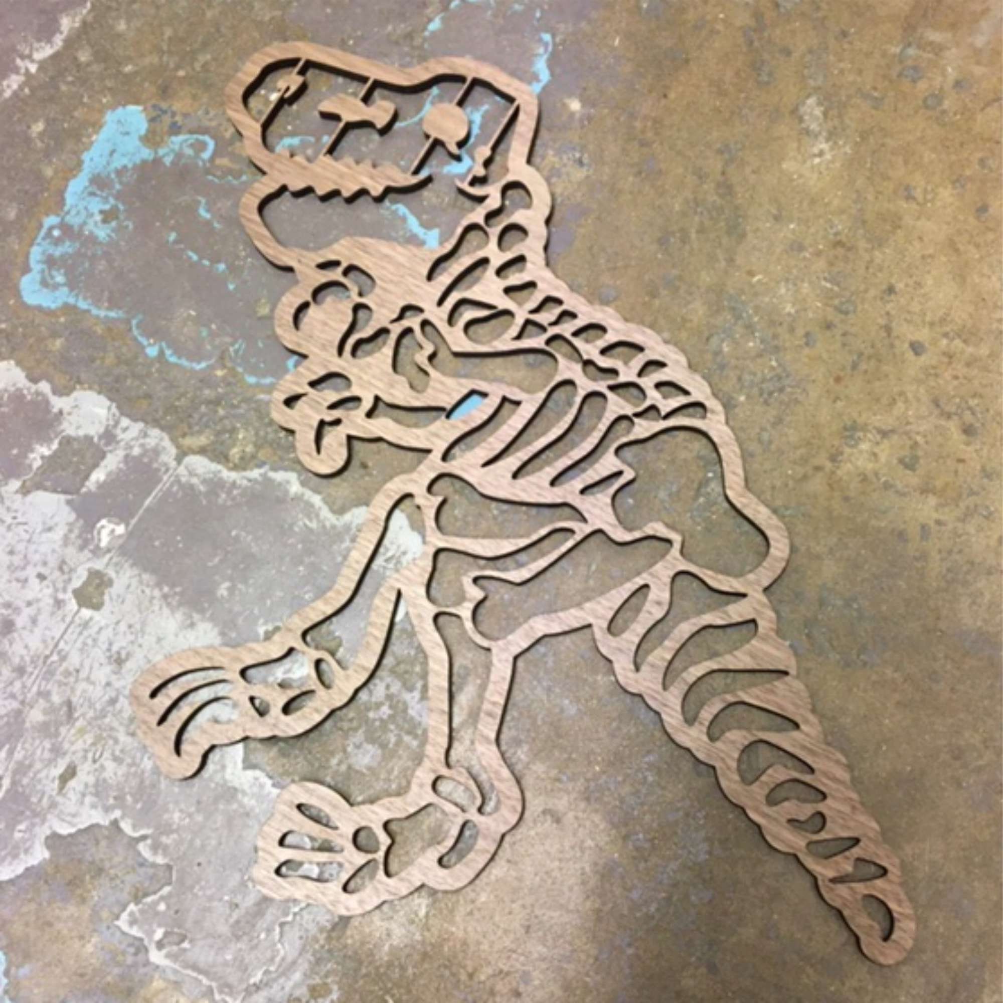 Wooden Tyrannosaurus Wall Art Dinosaur Wall Decor T-rex | Etsy