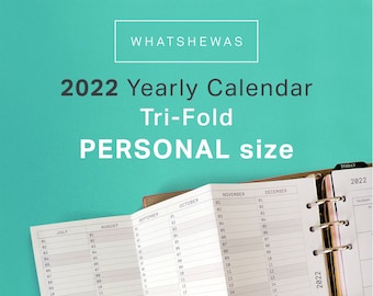 Folding Calendar - Etsy